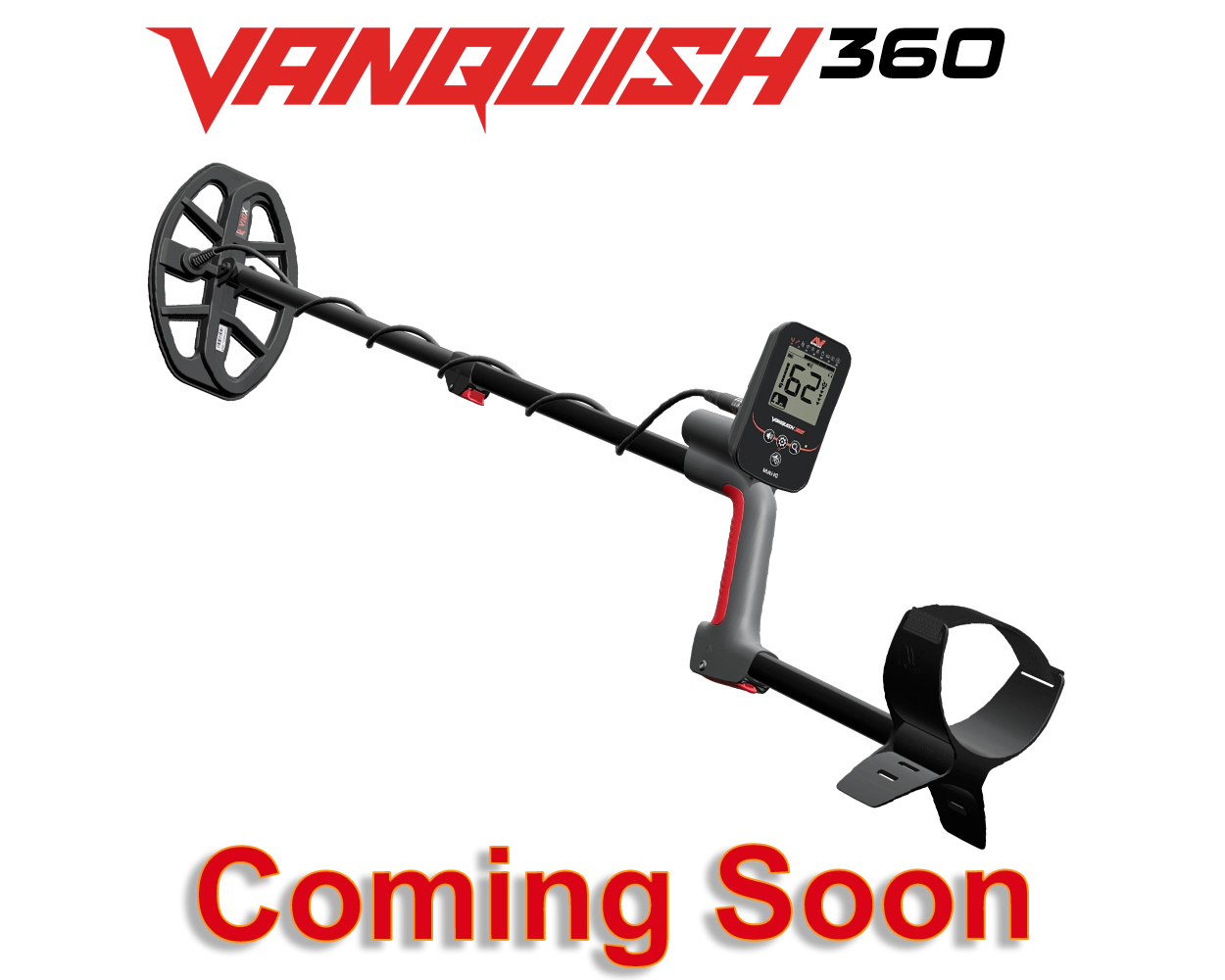 VANQUISH 360 Metal Detector – Waterproof Multi-Frequency Power