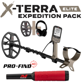 Minelab X-Terra Elite Expedition Pack + ProFind 40 | Regton Ltd